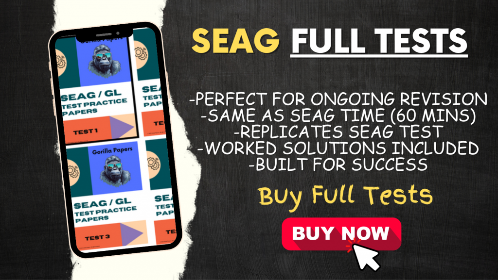 Gorilla Test Papers - Preparation For SEAG Test